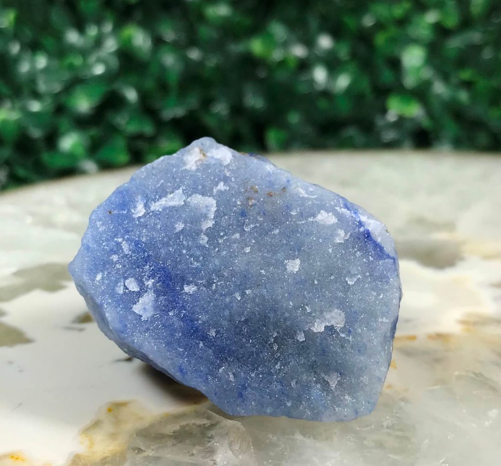 Quartzo Azul Bruto Natural1 unidade | Prosperity Minerais