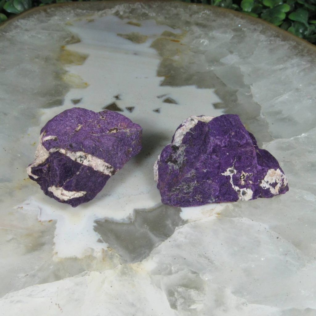 Purpurita Bruta 2 Unidades | Prosperity Minerais